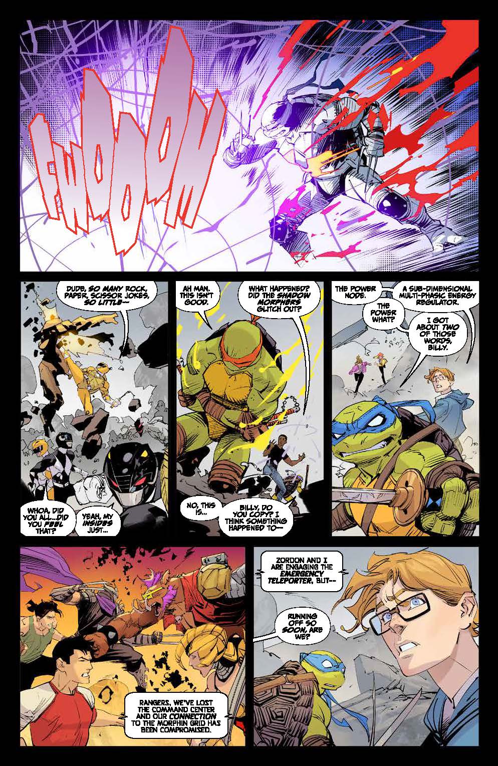 MMPR X TMNT PT II Issues #3 & 4 [Review] - That Hashtag Show
