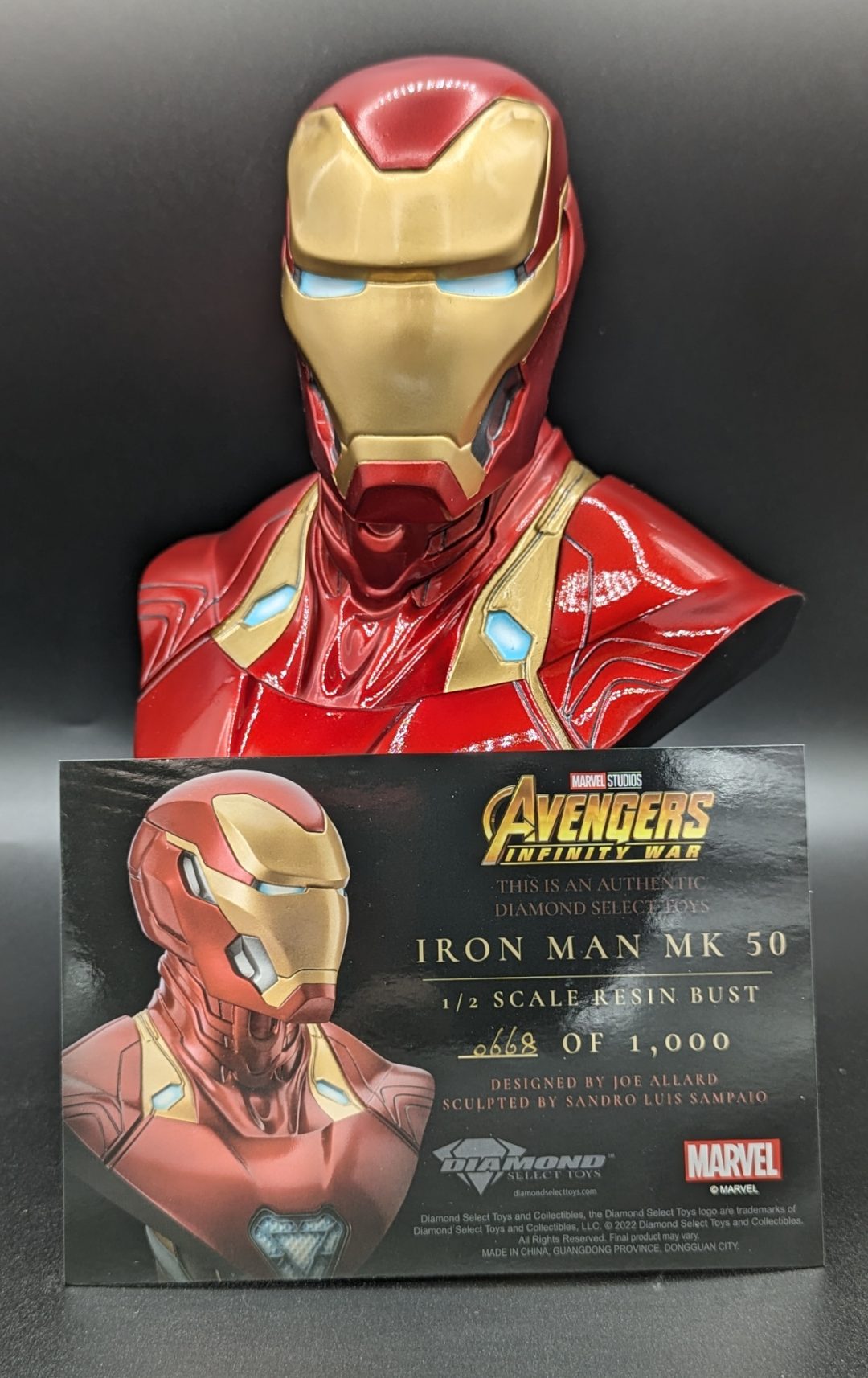 Iron Man MK 50 Legends 3D Bust From Diamond Select Toys [Review] - That ...