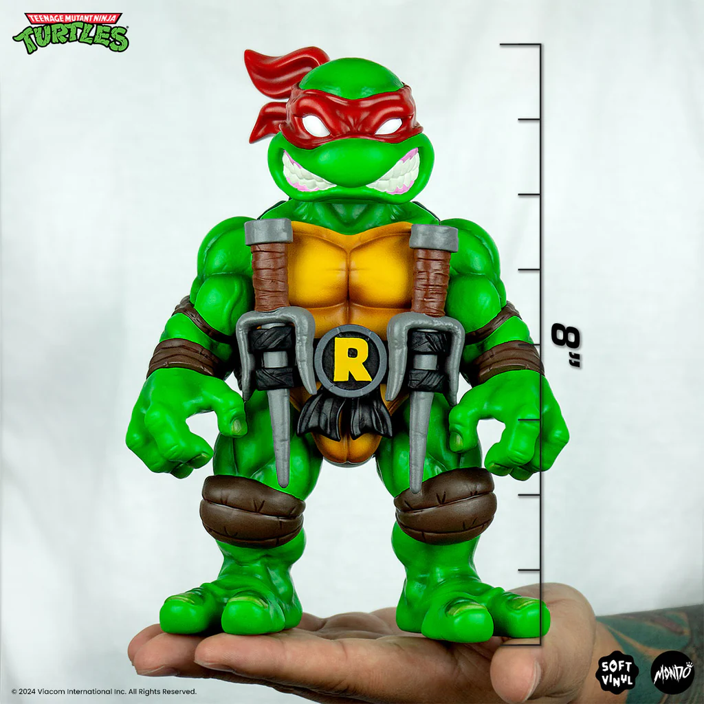 Mondo Showcases New TMNT Soft Vinyl Figures of Raphael and Ray Fillet