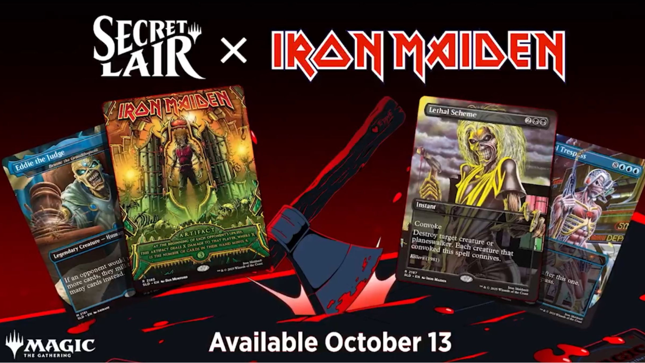 The MTG Secret Lair X Iron Maiden Collab Might Be The Laziest Thing ...